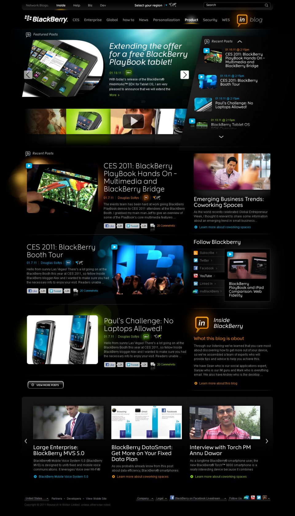Inside Blackberry: The Official Blackberry Blog - Laz Creative
