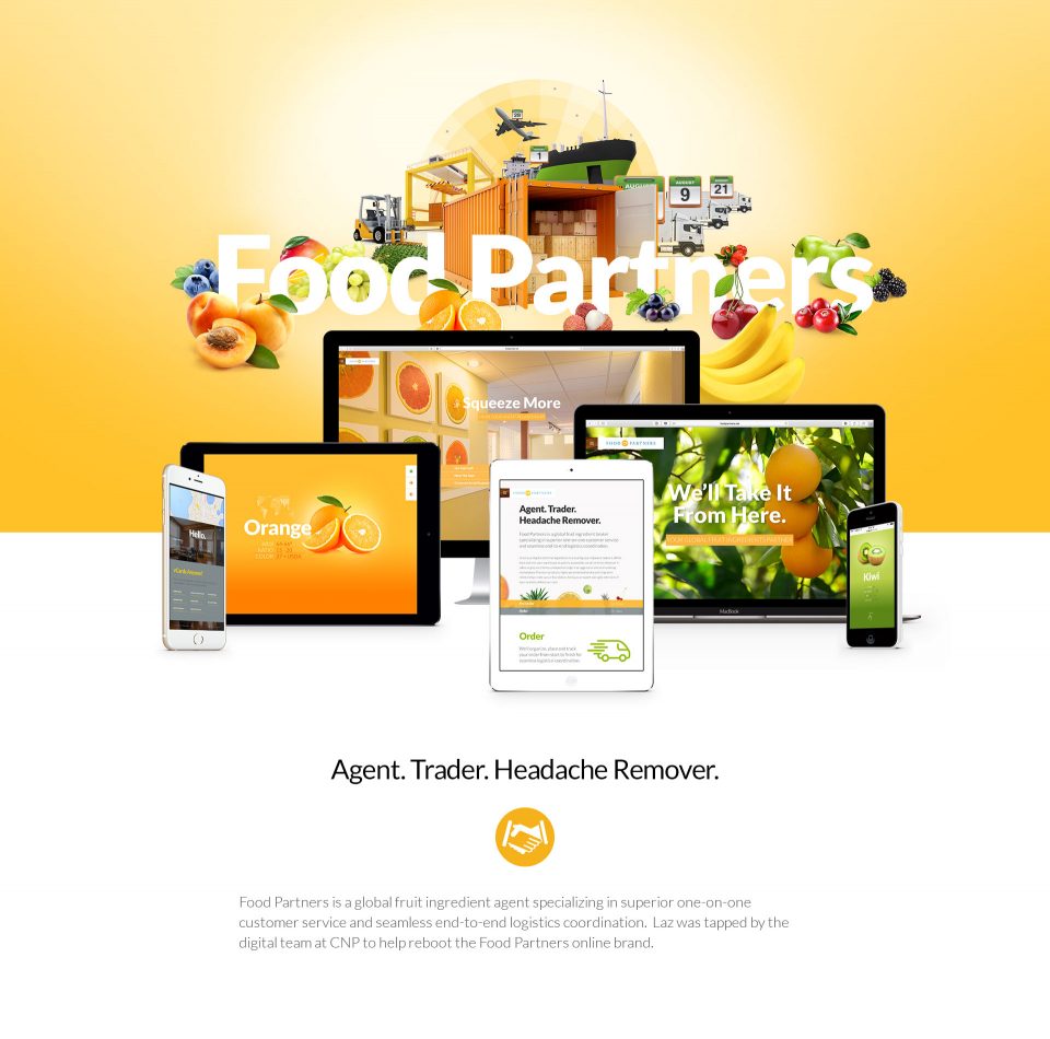 Food Partners Website - Laz Creative