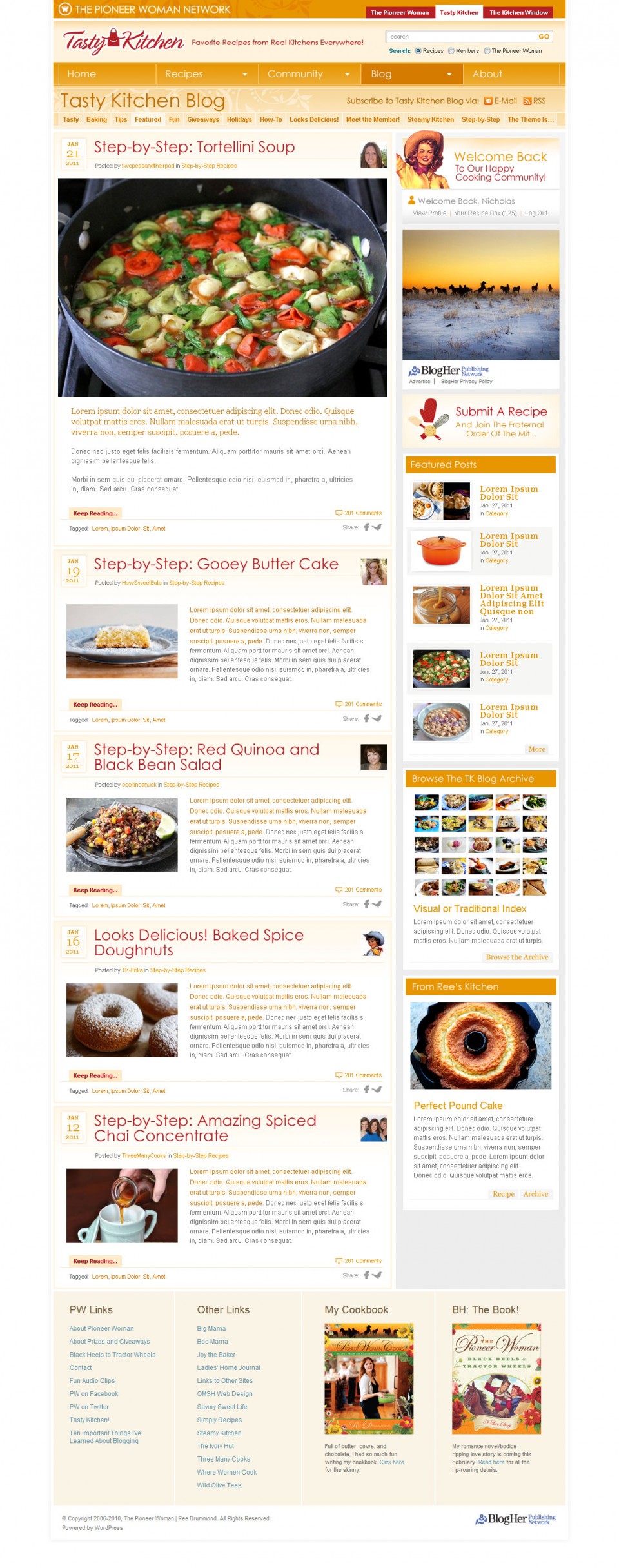 Tasty Kichen, A Happy Recipe Community - Laz Creative